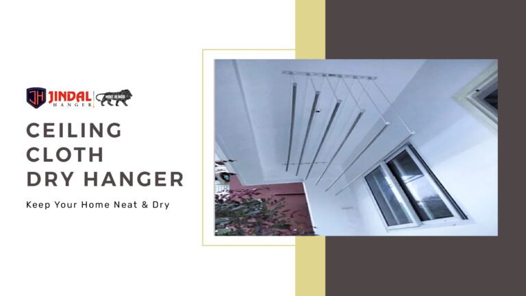 Ceiling Cloth Hanger By Jindal Hanger