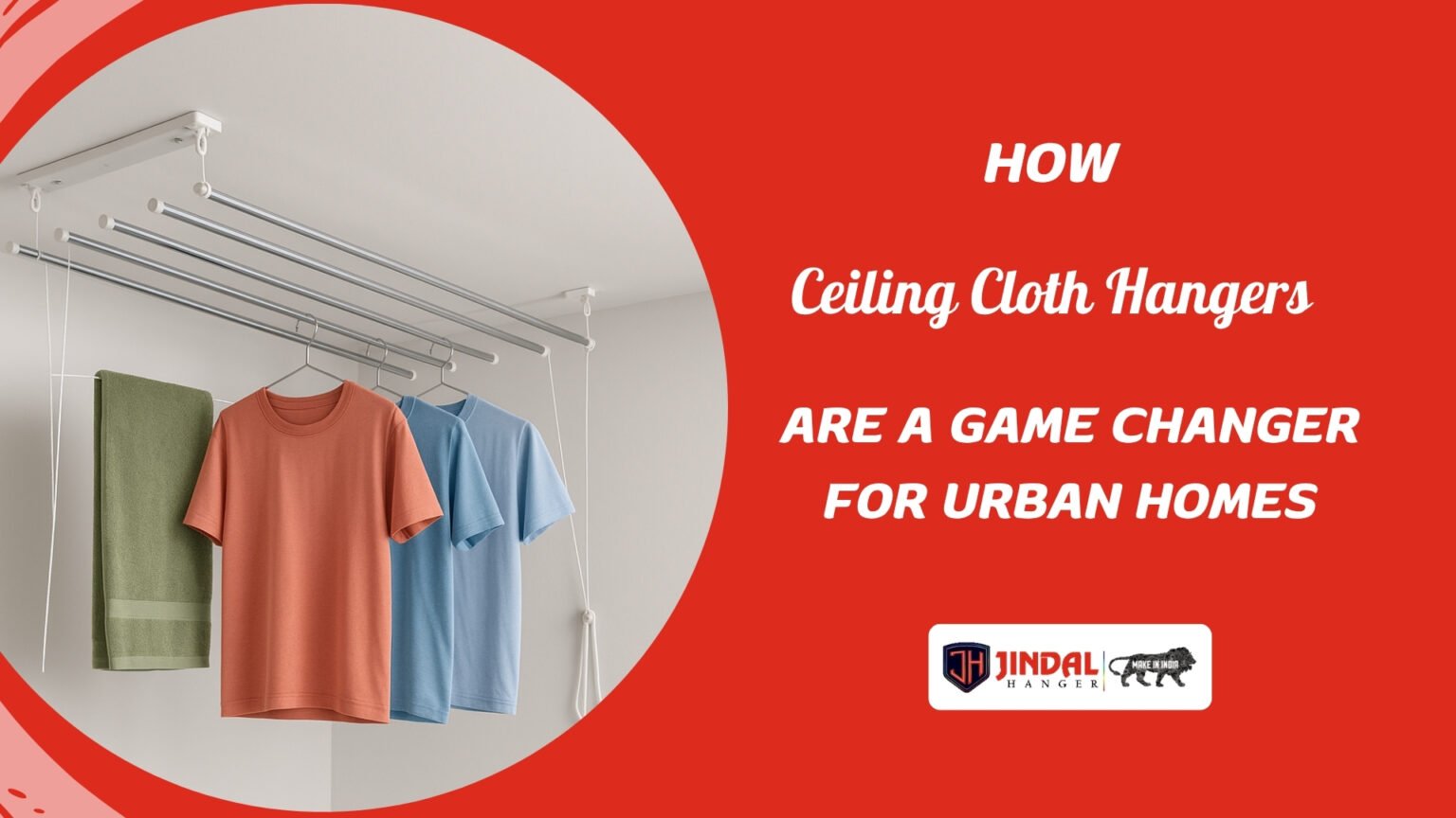 Ceiling Cloth Hanger By Jindal Hanger