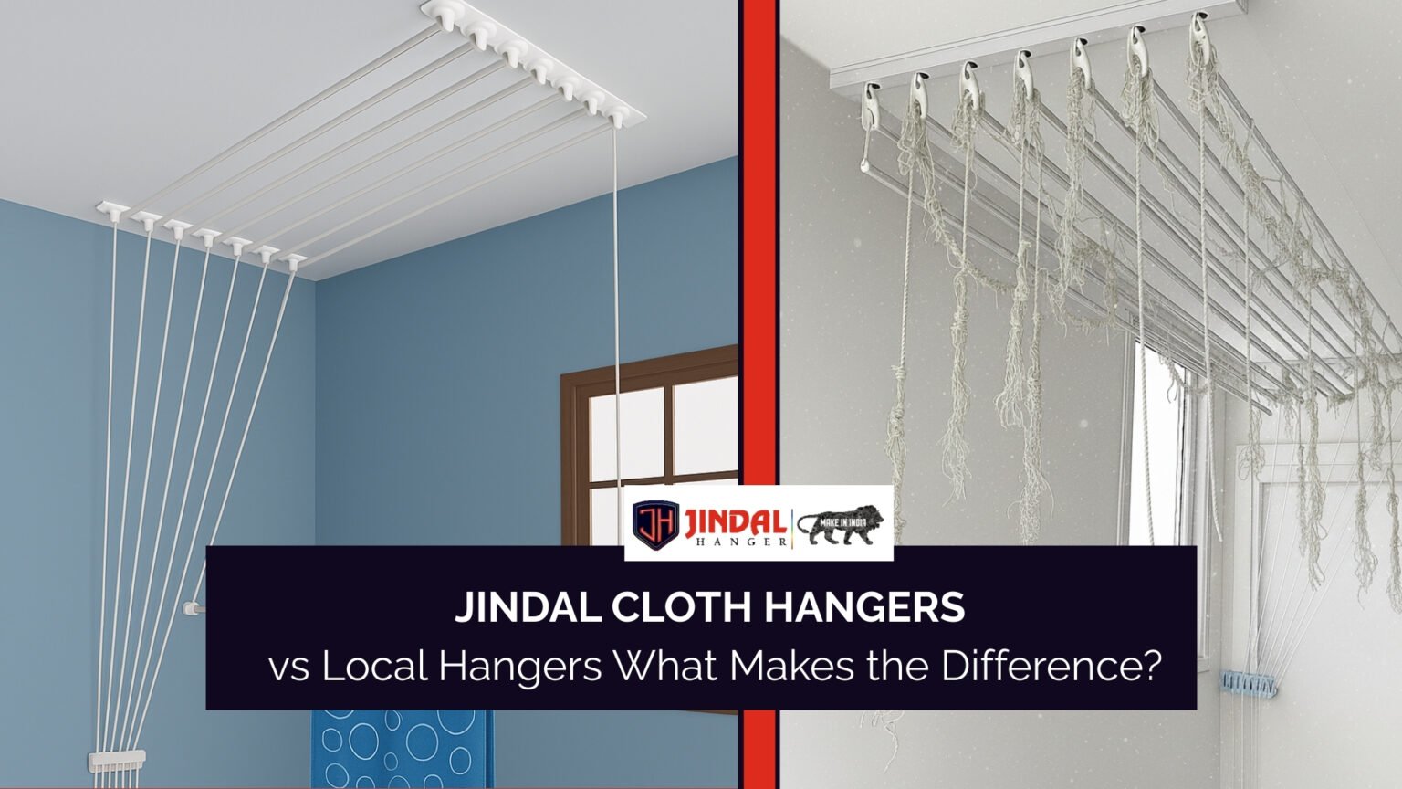Jindal Cloth Hangers vs Local Hangers | Ceiling Cloth Hanger
